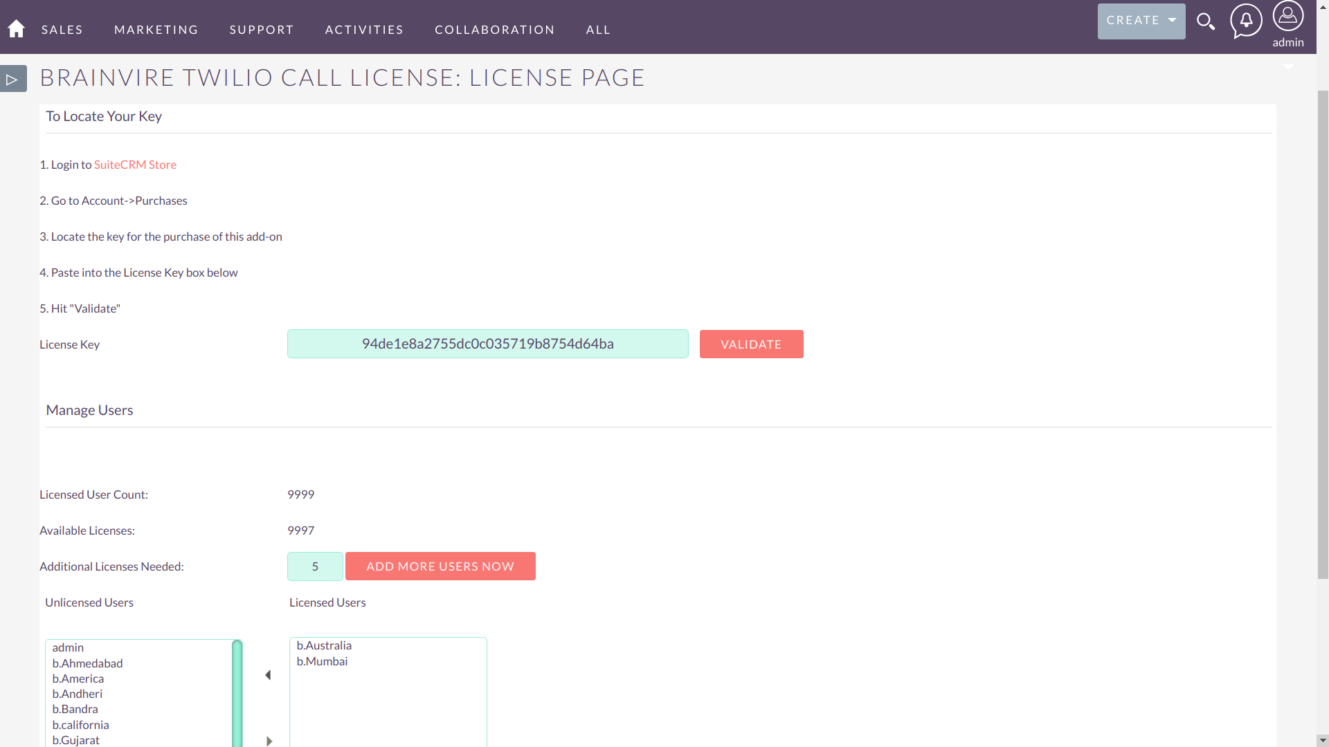 Twilio SuiteCRM Call Extension | SuiteCRM Module